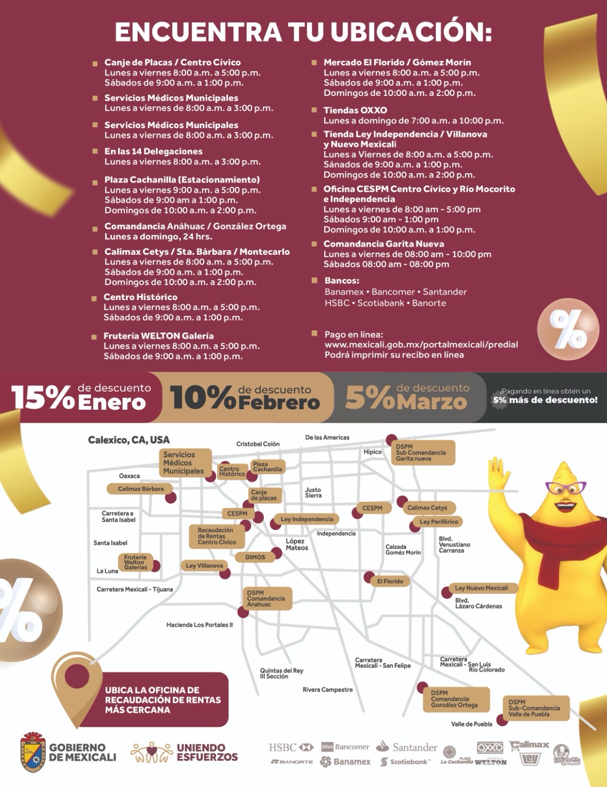 ¡TU PAGO DE PREDIAL TE DA VOZ! GOBIERNO DE MEXICALI INVITA A PARTICIPAR ...